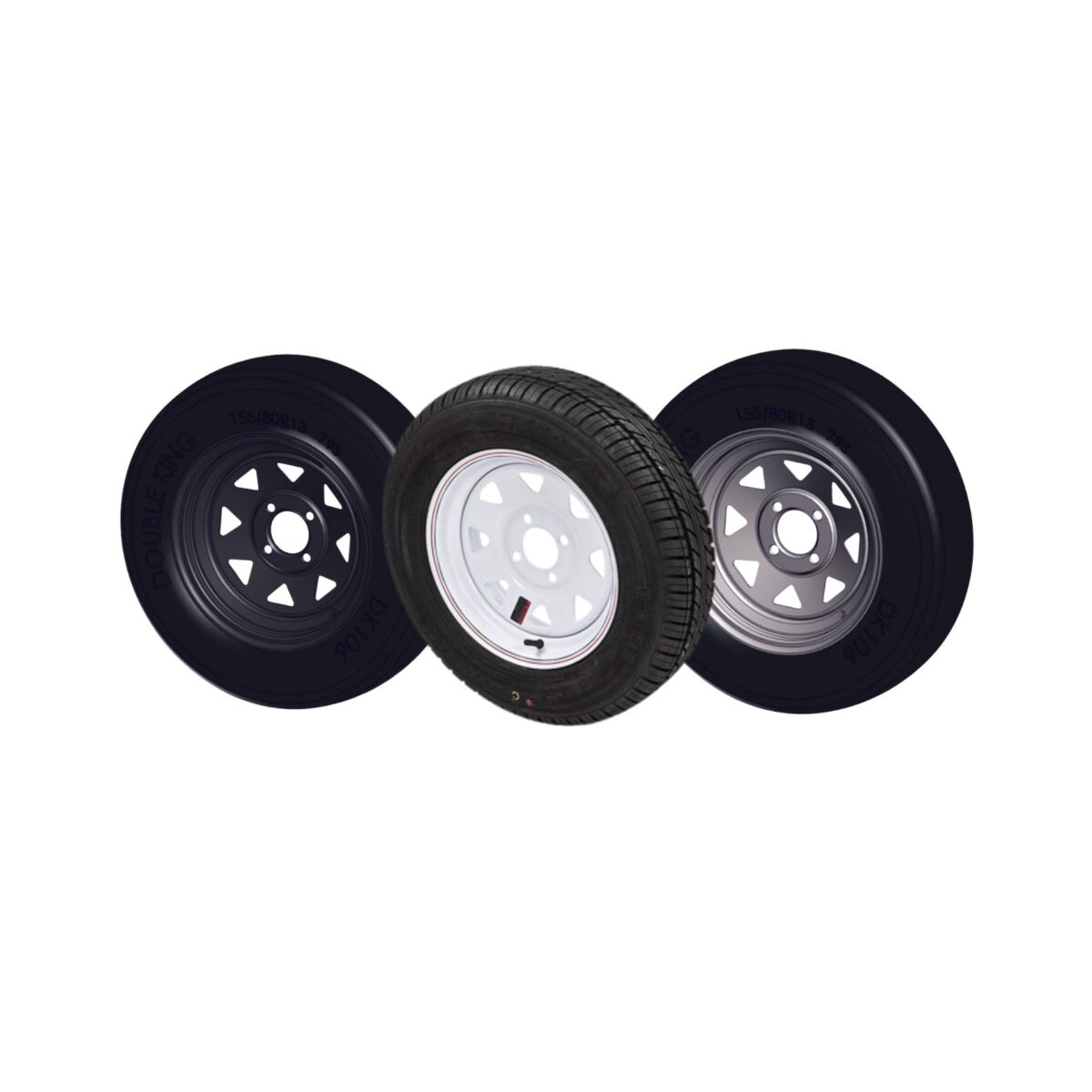 14″ Wheel & Tyres 195R14C | Burquip | Trailer Components & Parts