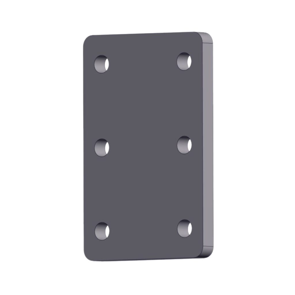 6 Hole Drop Plate | Burquip | Trailer Components & Parts